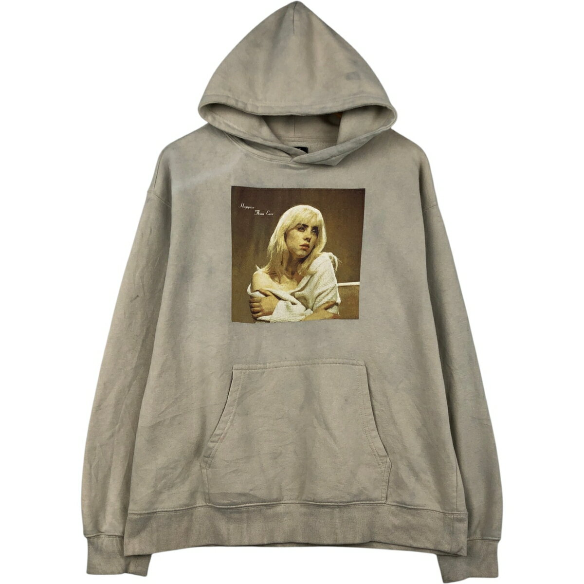 商品詳細 ブランド・ARDENE・ 特徴・プルオーバー・長袖・アメカジ・ モデル/形状・BILLIE EILISHビリー アイリッシュ・バンド スウェットプルオーバーパーカー・ 素材・コットン:50%・ポリエステル:50%・ 色・ベージュ系...