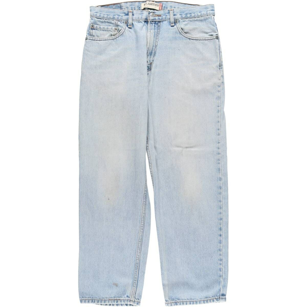 商品詳細 ブランド・Levi's・リーバイス・ 特徴・ワイドパンツ・ジッパーフライ・ モデル/形状・550 RELAXED FIT・テーパードデニムパンツ・ 素材・不明・ 色・ブルー系 青色・ 柄・無地・ 生産国・不明・ 年代 サイズ・表記...