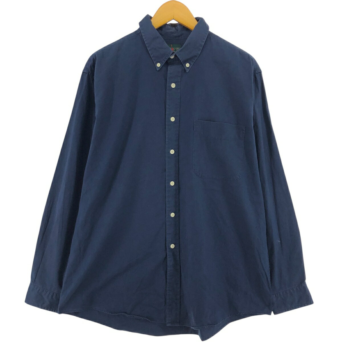 商品詳細 ブランド・J.Crew・ジェイクルー・ 特徴・ボタンダウン・長袖・ヴィンテージ・ モデル/形状・長袖 ボタンダウンシャツ・ 素材・コットン:100%・ 色・ネイビー系 紺色・ 柄・無地・ 生産国・香港製・ 年代・90年代・ サイズ...