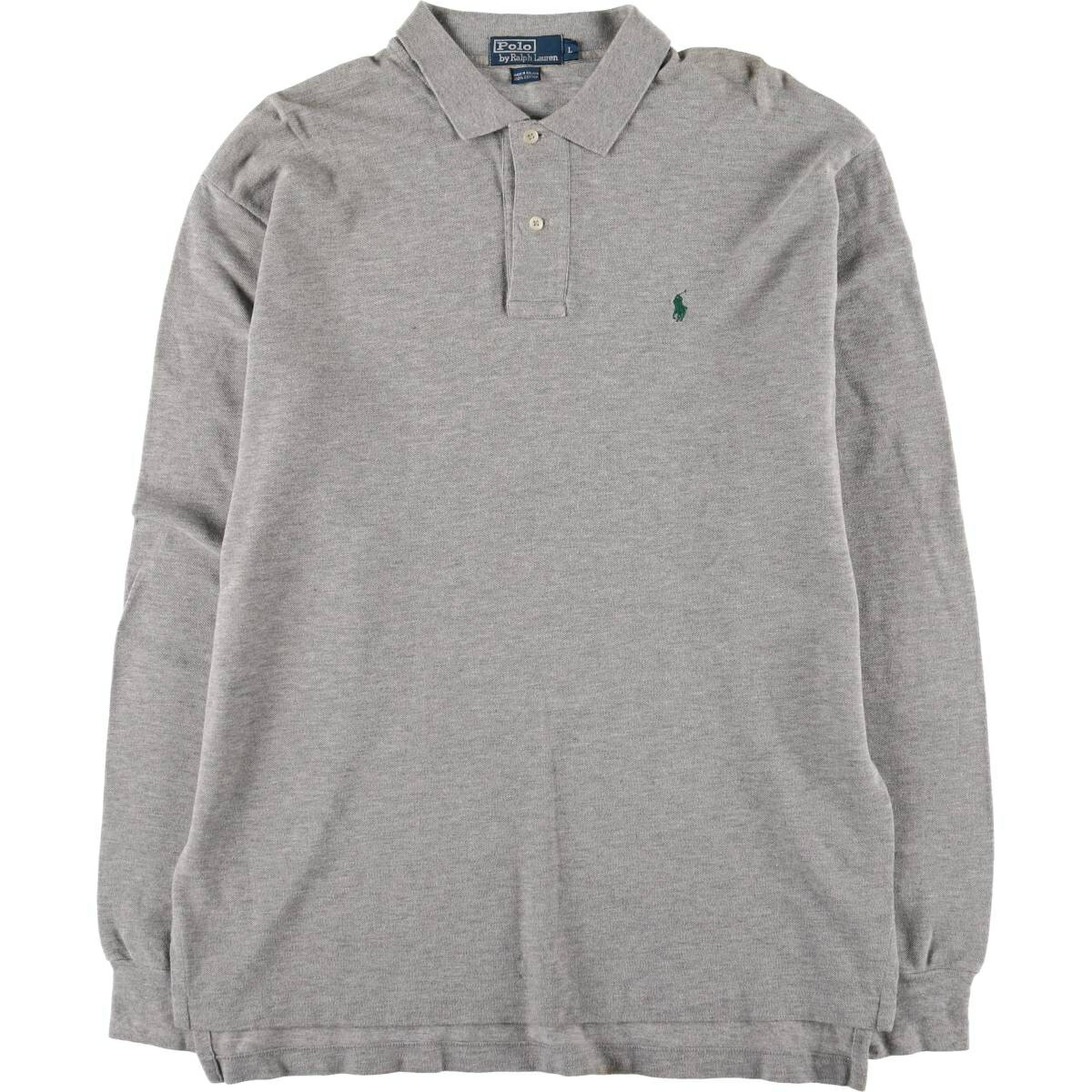 商品詳細 ブランド・Ralph Lauren・ラルフローレン・ 特徴・レギュラーカラー・長袖・ モデル/形状・POLO by Ralph Lauren・長袖 ポロシャツ・ 素材・コットン:100%・ 色・グレー系 灰色・ 柄・無地・ワンポイ...