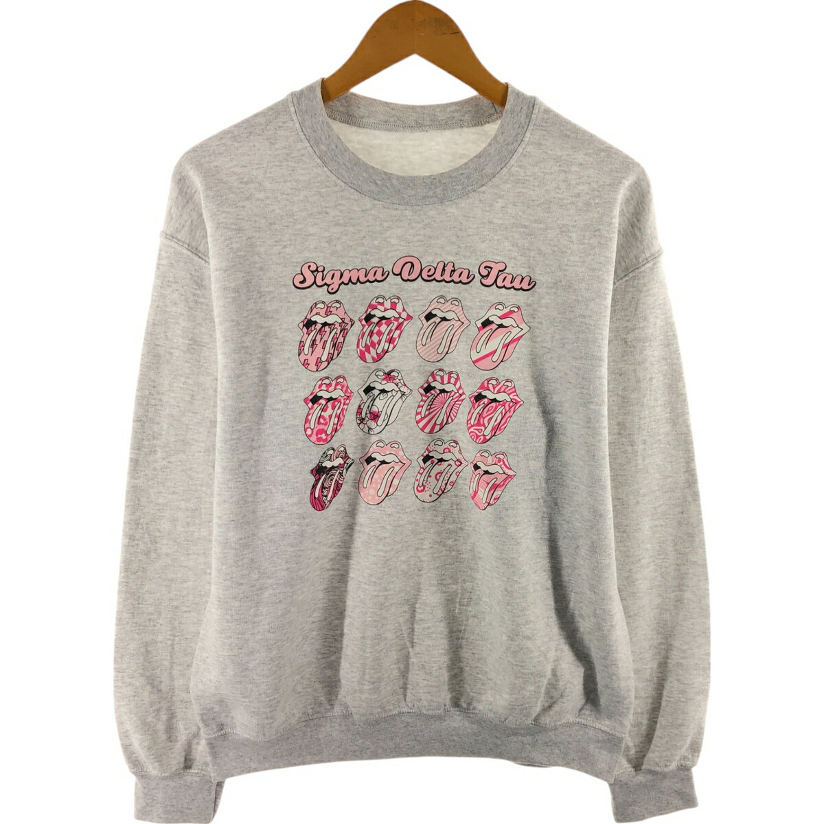 商品詳細 ブランド・UNKNOWN・ 特徴・クルーネック(丸首)・長袖・ モデル/形状・Sigma Delta Tau シグマデルタタウ・プリントスウェットシャツ トレーナー・ 素材・不明・ 色・グレー系 灰色・ 柄・プリント・ 生産国・不...