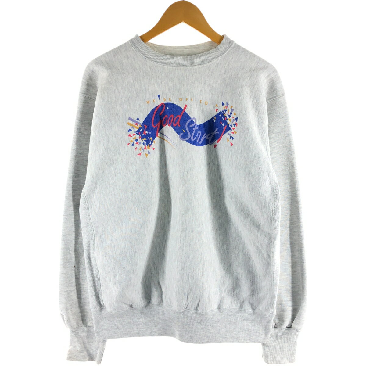 商品詳細 ブランド・MV SPORT・ 特徴・クルーネック(丸首)・長袖・ヴィンテージ・ モデル/形状・プリントスウェットシャツ トレーナー・ 素材・コットン:90%・ポリエステル:10%・ 色・グレー系 灰色・ 柄・プリント・ 生産国・U...