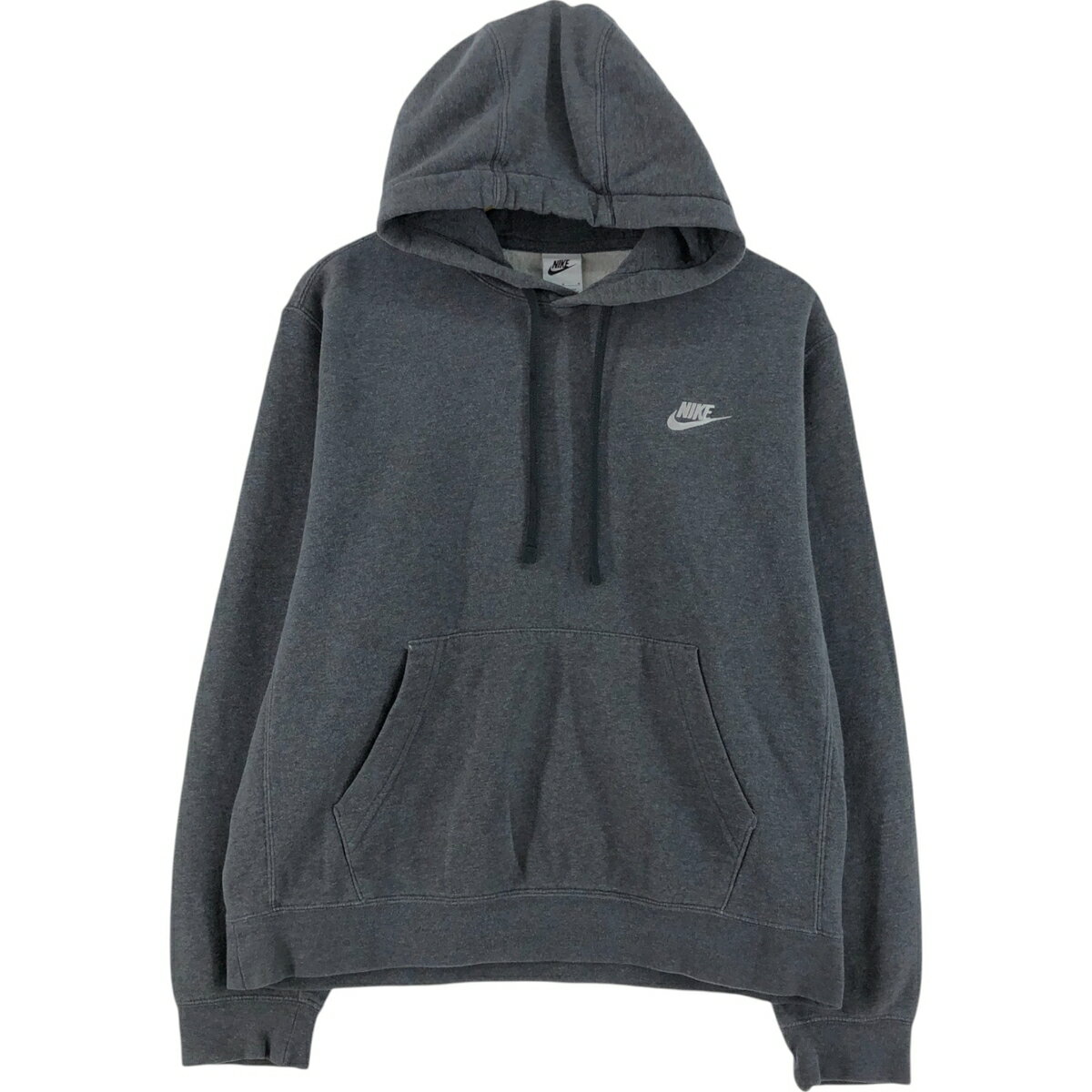 商品詳細 ブランド・NIKE・ナイキ・ 特徴・プルオーバー・長袖・ モデル/形状・スウェットプルオーバーパーカー・ 素材・コットン:80%・ポリエステル:20%・ 色・ブラック系 黒色・ 柄・無地・ワンポイント・ 生産国・マレーシア製・ 年...