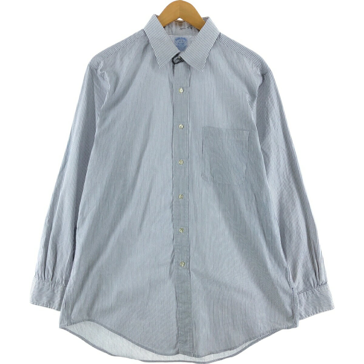 商品詳細 ブランド・Brooks Brothers・ブルックスブラザーズ・ 特徴・レギュラーカラー・長袖・ヴィンテージ・ モデル/形状・Est.1818・長袖 コットンストライプシャツ・ 素材・コットン:100%・ 色・ホワイト系 白色・ブ...