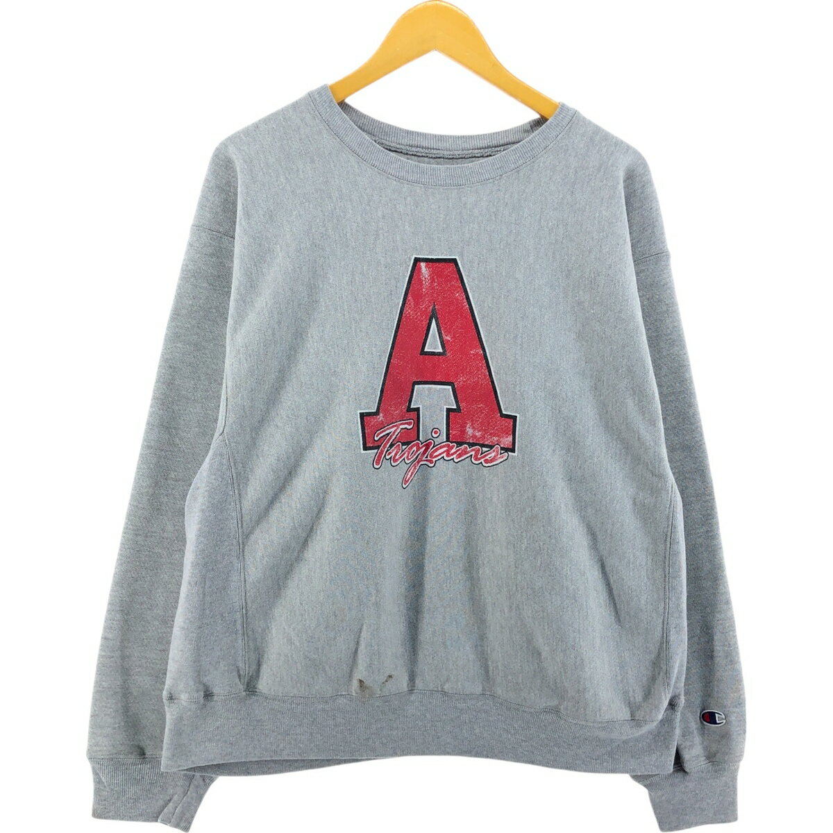 商品詳細 ブランド・Champion・チャンピオン・ 特徴・クルーネック(丸首)・長袖・ モデル/形状・REVERSE WEAVE リバースウィーブ・プリントスウェットシャツ トレーナー・ 素材・コットン・ポリエステル:22%・ 色・グレー...