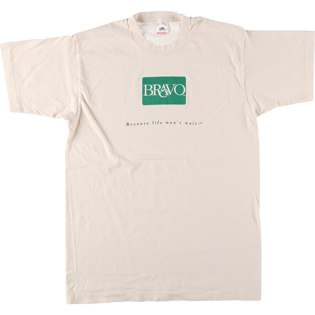 商品詳細 ブランド・FRUIT OF THE LOOM・フルーツオブザルーム・ 特徴・クルーネック(丸首)・半袖・シングルステッチ・ヴィンテージ・ モデル/形状・メッセージプリントTシャツ・ 素材・コットン:100%・ 色・アイボリー・ 柄...