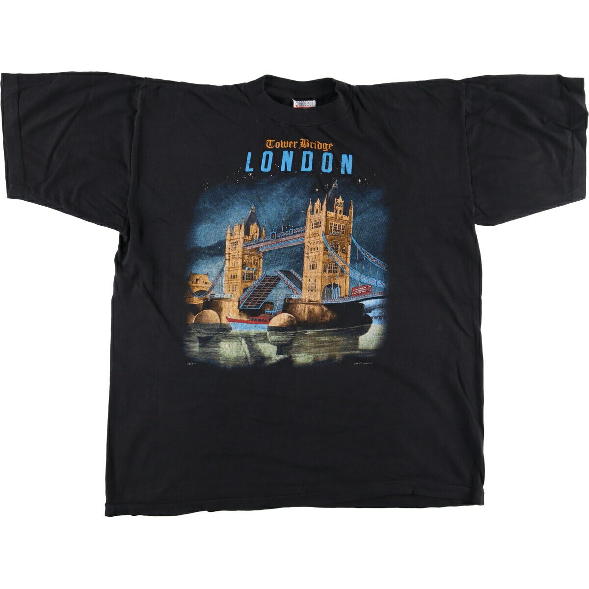 商品詳細 ブランド・STARS&STRIPES・ 特徴・クルーネック(丸首)・半袖・ヴィンテージ・シングルステッチ・ モデル/形状・プリントTシャツ・ 素材・コットン:100%・ 色・ブラック系 黒色・ 柄・プリント・ 生産国・不明・ 年代...