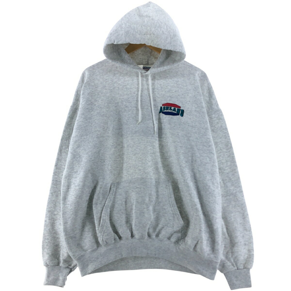 商品詳細 ブランド・PLUMA・ 特徴・プルオーバー・長袖・ モデル/形状・スウェットプルオーバーパーカー・ 素材・ポリエステル:50%・コットン:50%・ 色・グレー系 灰色・ 柄・無地・プリント・ 生産国・USA製・ 年代 サイズ・メン...