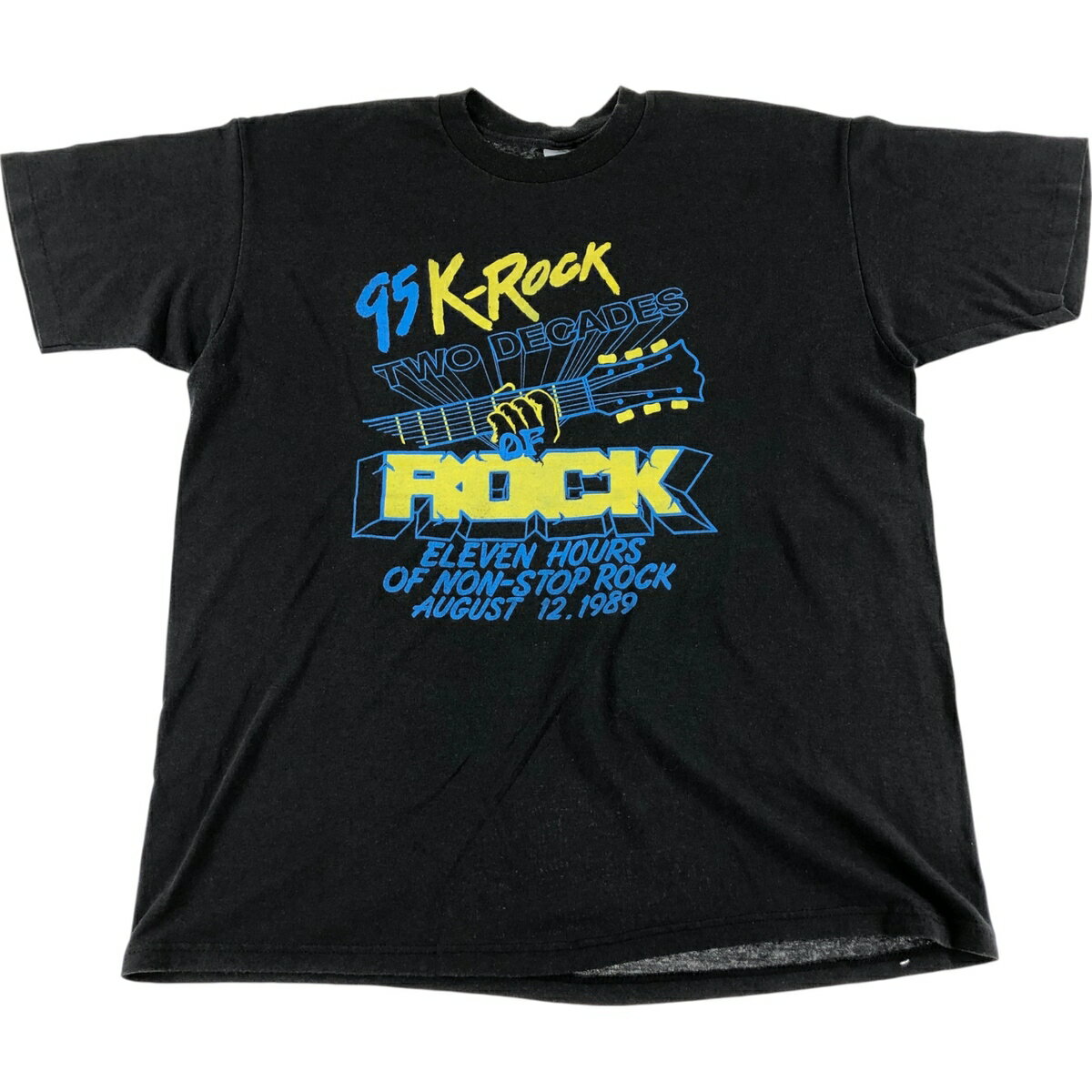 商品詳細 ブランド・STEDMAN・ 特徴・クルーネック(丸首)・半袖・ モデル/形状・95K-ROCK TWO DECADES OF ROCK・バンドTシャツ バンT・ 素材・ポリエステル:50%・コットン:50%・ 色・ブラック系 黒色...