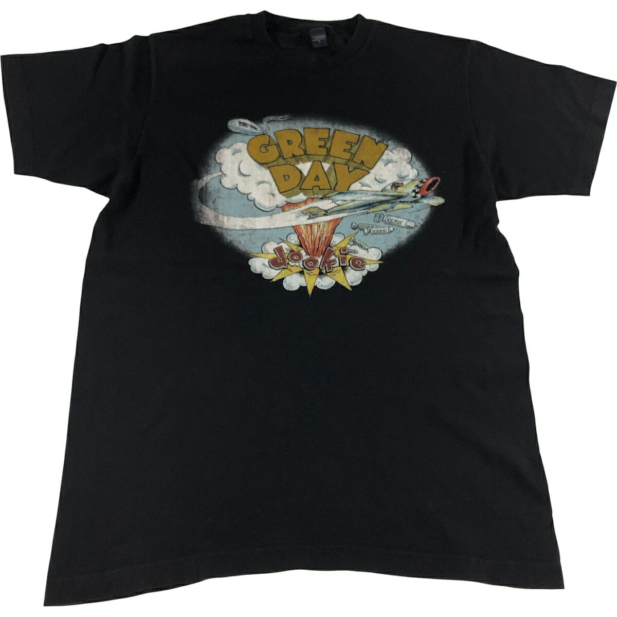 商品詳細 ブランド・TULTEX・タルテックス・ 特徴・クルーネック(丸首)・半袖・パンク・ モデル/形状・GREEN DAY グリーンデイ・バンドTシャツ バンT・ 素材・コットン:100%・ 色・ブラック系 黒色・ 柄・プリント・ 生産...