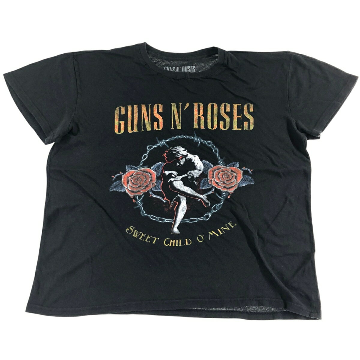 商品詳細 ブランド・UNKNOWN・ 特徴・クルーネック(丸首)・半袖・メタル・ モデル/形状・GUNS N' ROSES ガンズアンドローゼズ・バンドTシャツ バンT・ 素材・コットン:100%・ 色・ブラック系 黒色・ 柄・プリント・ ...