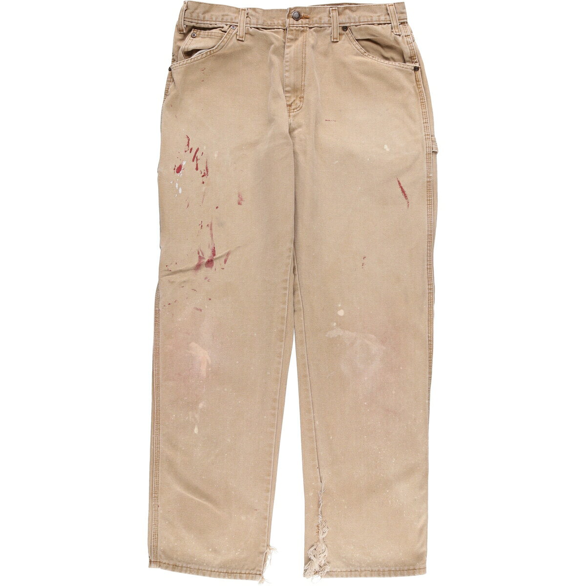 商品詳細 ブランド・Dickies・ディッキーズ・ 特徴・ジッパーフライ・スパナポケット・ワイドパンツ・ハンマーループ・ モデル/形状・ダックペインターパンツ・ 素材・コットン:100%・ 色・ベージュ系・ 柄・無地・ロゴパッチ・ 生産国・...