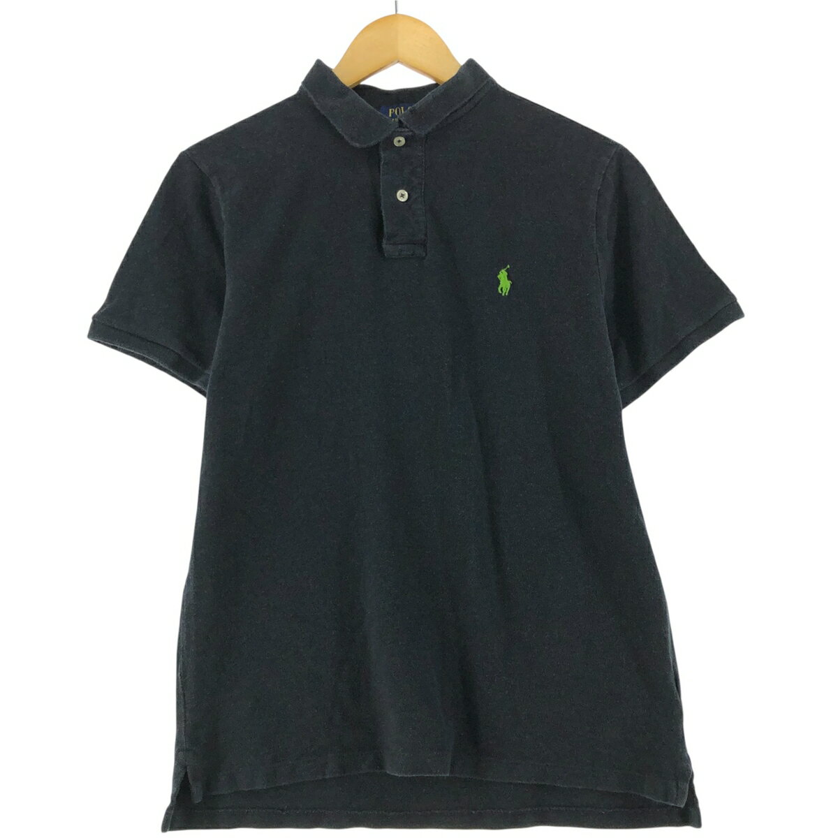 商品詳細 ブランド・Ralph Lauren・ラルフローレン・ 特徴・レギュラーカラー・半袖・ モデル/形状・POLO RALPH LAUREN CUSTOM FIT・半袖 ポロシャツ・ 素材・コットン:100%・ 色・ブラック系 黒色・ ...