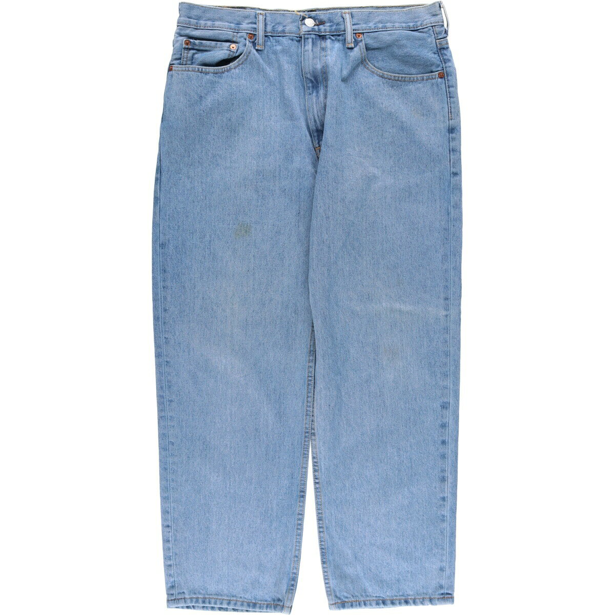 商品詳細 ブランド・Levi's・リーバイス・ 特徴・ワイドパンツ・ジッパーフライ・ モデル/形状・550・テーパードデニムパンツ・ 素材・コットン:100%・ 色・ブルー系 青色・ 柄・無地・ 生産国・ニカラグア製・ 年代 サイズ・表記サ...