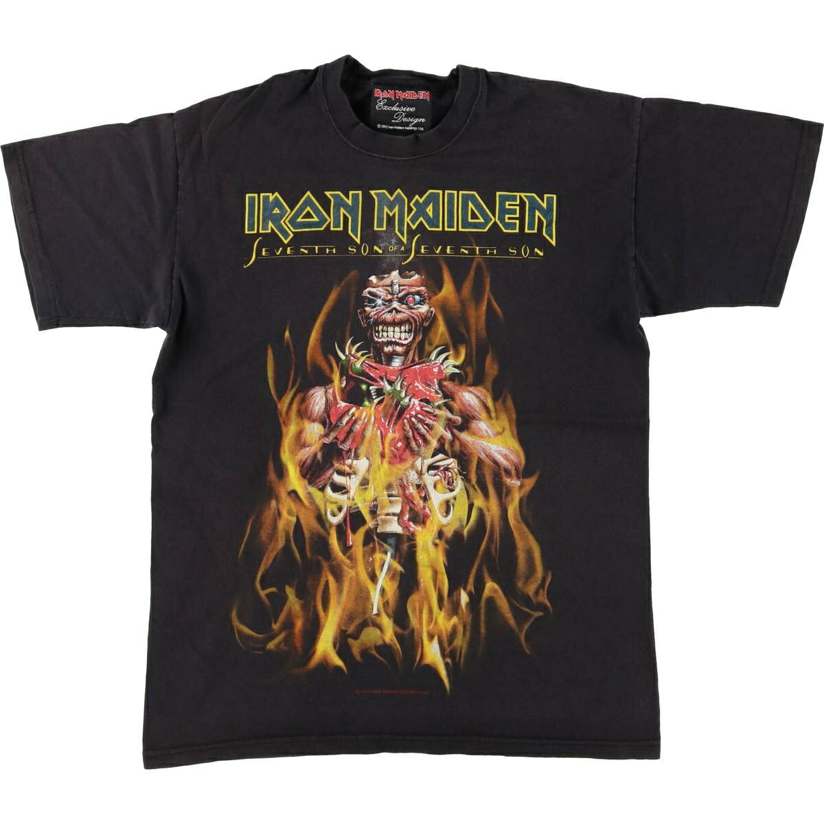 商品詳細 ブランド・FRUIT OF THE LOOM・フルーツオブザルーム・ 特徴・クルーネック(丸首)・半袖・メタル・ モデル/形状・IRON MAIDEN アイアンメイデン・バンドTシャツ バンT・ 素材・コットン:100%・ 色・ブ...