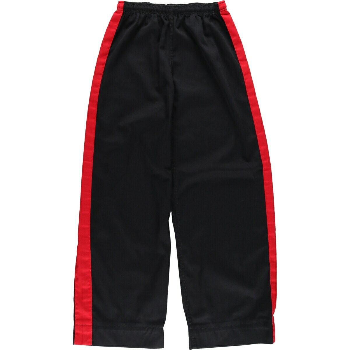 商品詳細 ブランド・UNKNOWN・ 特徴・ウエスト調節ひも・ワイドパンツ・サイドライン・シェフパンツ・ヴィンテージ・ モデル/形状・イージーパンツ・ 素材・ポリエステル:65%・コットン:35%・ 色・ブラック系 黒色・ 柄・無地・ライン...