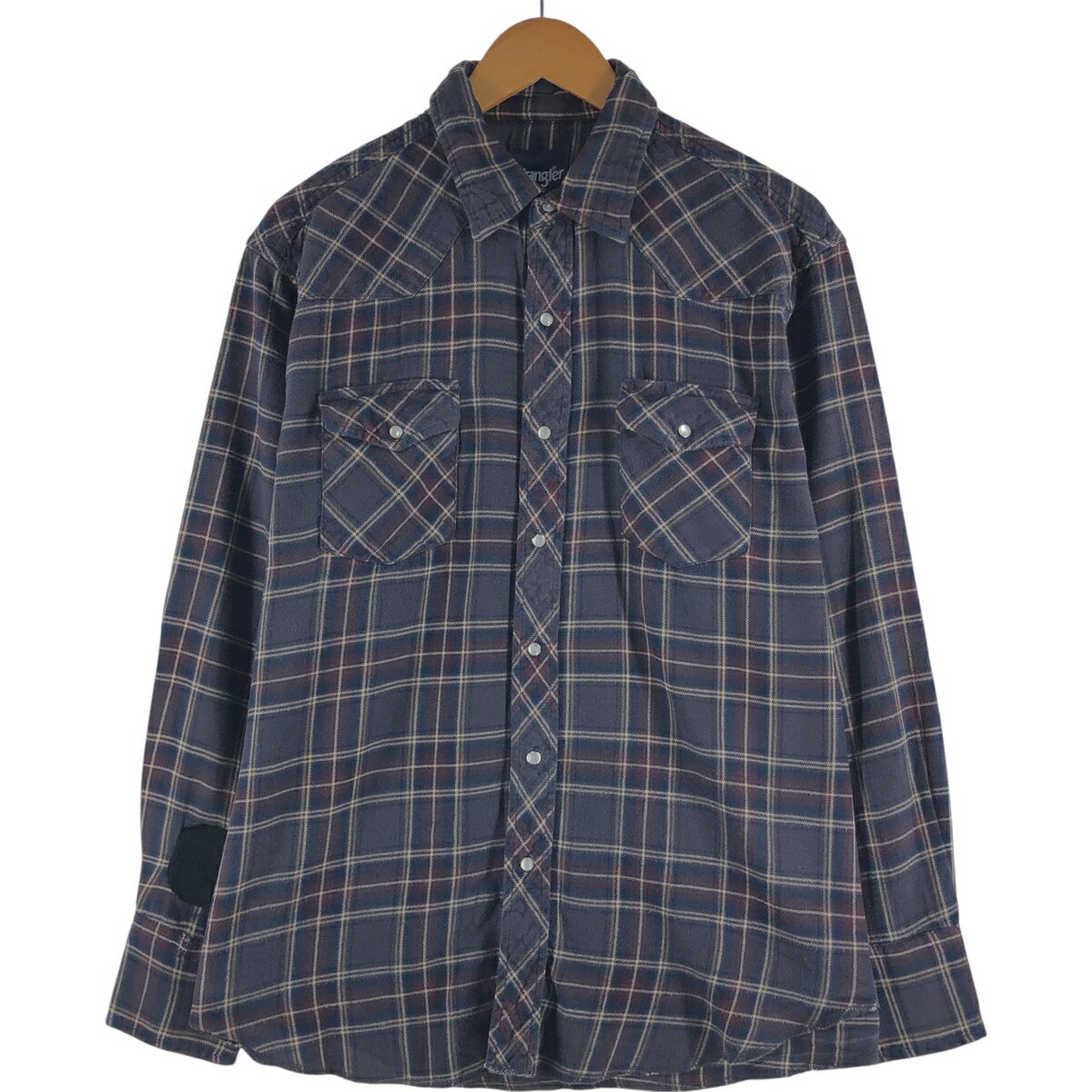 商品詳細 ブランド・Wrangler・ラングラー・ 特徴・レギュラーカラー・長袖・ウエスタンヨーク・スナップボタン・ モデル/形状・長袖 ウエスタンネルチェックシャツ・ 素材・コットン:100%・ 色・イエロー系 黄色・ブラウン系 茶色・ ...