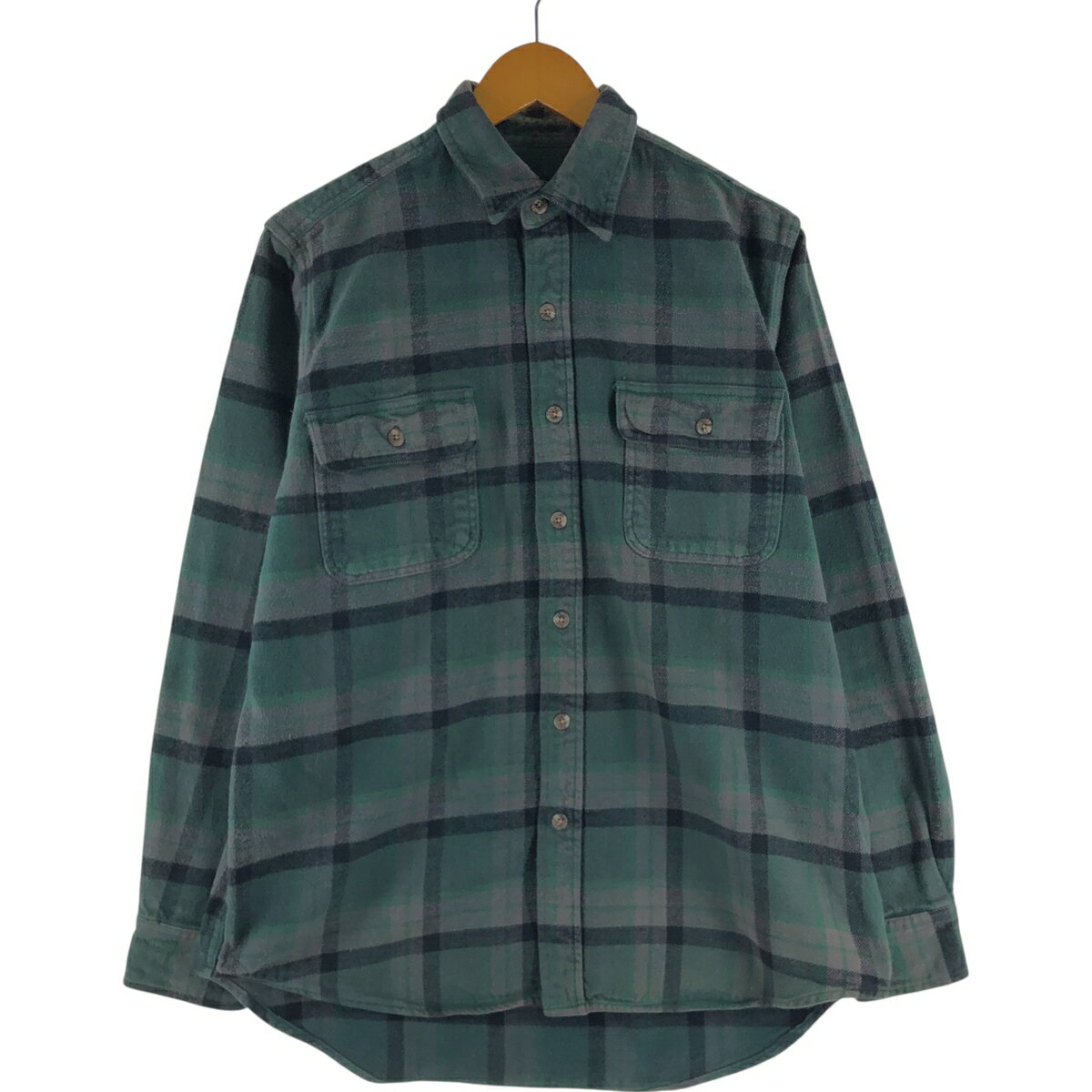 商品詳細 ブランド・FIELD&STREAM・フィールドアンドストリーム・ 特徴・レギュラーカラー・長袖・フラップポケット・ モデル/形状・長袖 ヘビーネルチェックシャツ・ 素材・コットン:100%・ 色・グリーン系 濃緑・グレー系 灰色・...