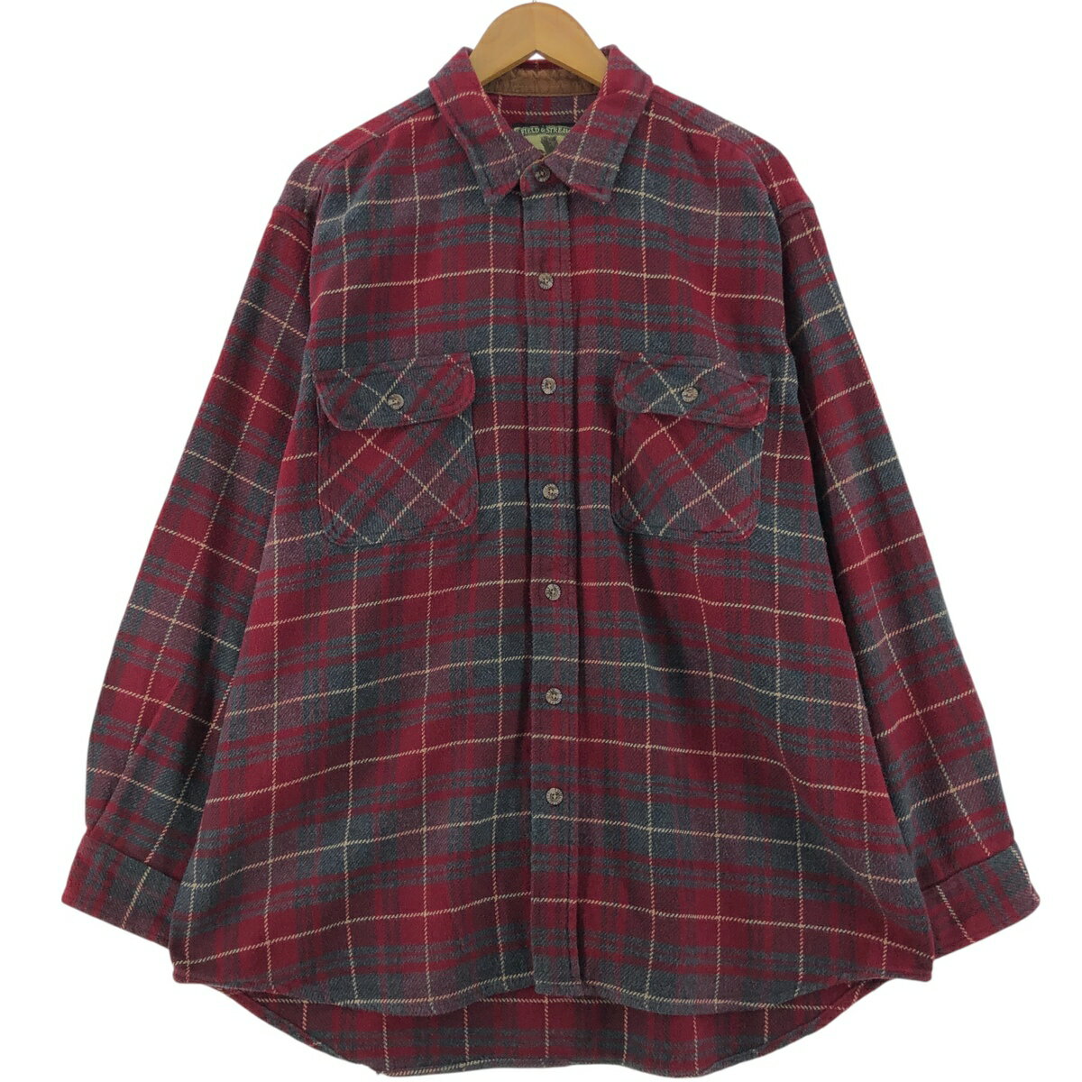 商品詳細 ブランド・FIELD&STREAM・フィールドアンドストリーム・ 特徴・レギュラーカラー・長袖・ モデル/形状・長袖 ヘビーネルチェックシャツ・ 素材・コットン:100%・ 色・レッド系 赤色・ 柄・チェック柄・ 生産国・カンボジ...