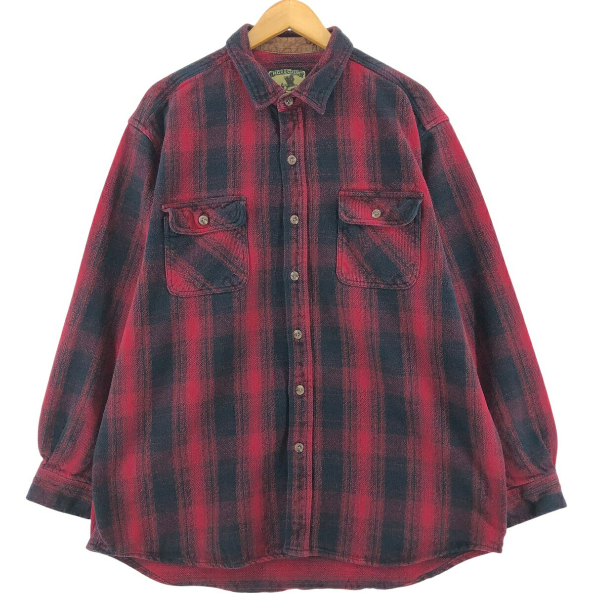 商品詳細 ブランド・FIELD&STREAM・フィールドアンドストリーム・ 特徴・レギュラーカラー・長袖・フラップポケット・ モデル/形状・長袖 フランネルチェックシャツ・ 素材・不明・ 色・レッド系 赤色・ブラック系 黒色・ 柄・チェック...