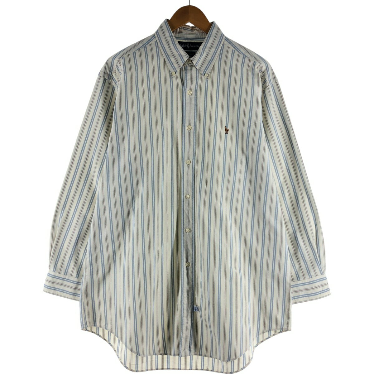 商品詳細 ブランド・Ralph Lauren・ラルフローレン・ 特徴・長袖・ボタンダウン・ モデル/形状・YARMOUTH・長袖 ボタンダウンストライプシャツ・ 素材・コットン:100%・ 色・イエロー系 黄色・ 柄・ストライプ柄・ワンポイ...