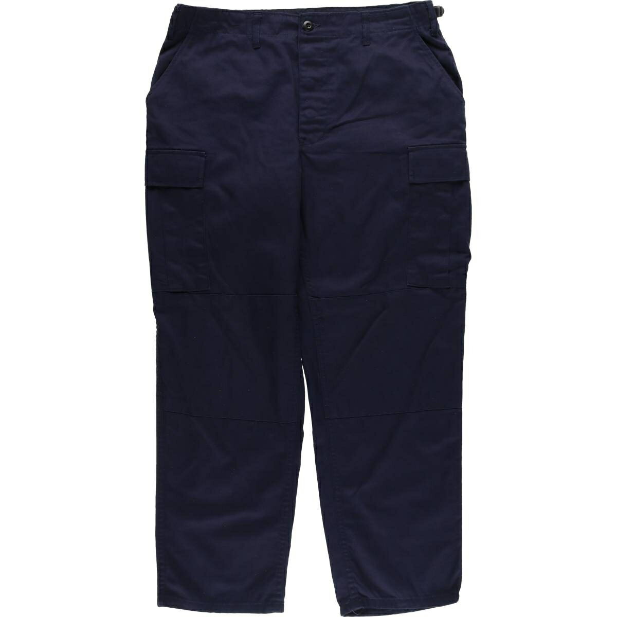 商品詳細 ブランド・UNKNOWN・ 特徴・ボタンフライ・カーゴポケット・民間品・ワイドパンツ・ モデル/形状・ミリタリー カーゴパンツ コンバットパンツ・ 素材・コットン:60%・ポリエステル:40%・ 色・ネイビー系 紺色・ 柄・無地・...
