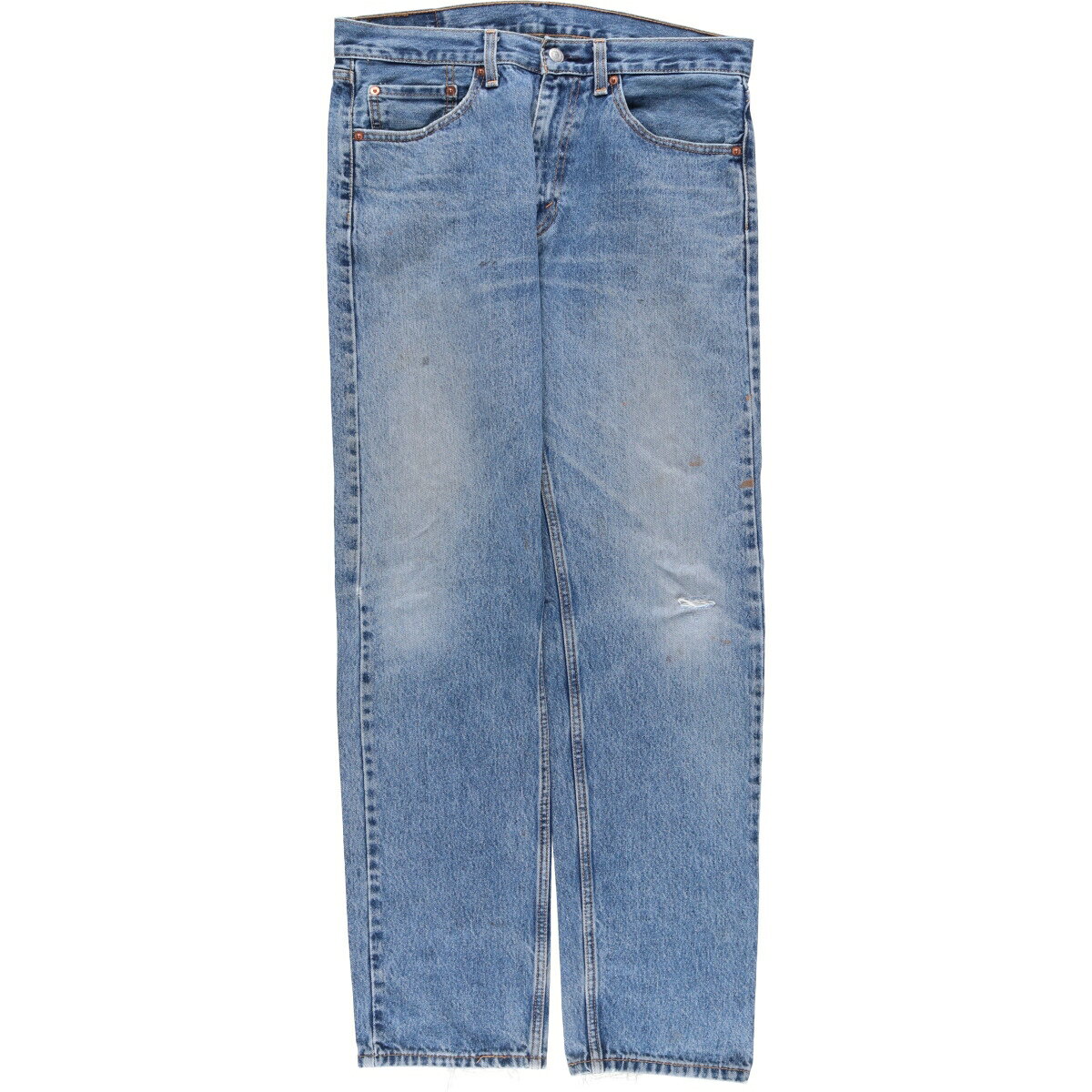 商品詳細 ブランド・Levi's・リーバイス・ 特徴・ジッパーフライ・ モデル/形状・505・テーパードデニムパンツ・ 素材・コットン:100%・ 色・ブルー系 青色・ 柄・無地・ 生産国・レソト製・ 年代 サイズ・メンズw34・表記サイズ...