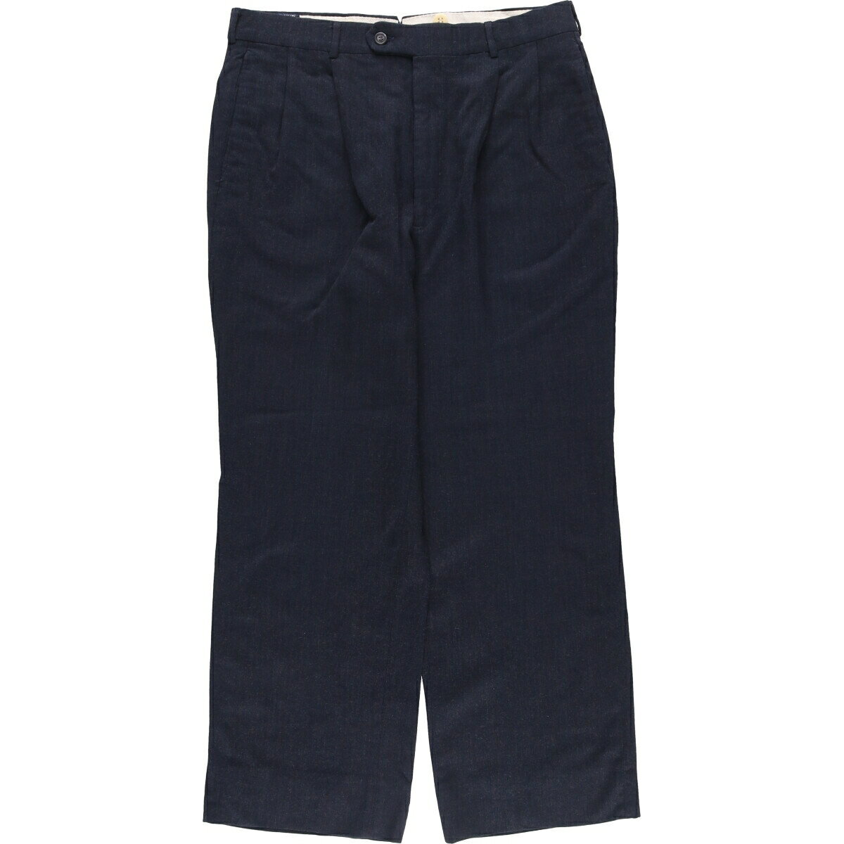 商品詳細 ブランド・ASHER・ 特徴・ヴィンテージ・ワイドパンツ・ジッパーフライ・ロケットタロンジップ・ツータック・ モデル/形状・COVENTRY FLANNEL・ウールパンツ・ 素材・ウール:100%・ 色・ネイビー系 紺色・ 柄・無...