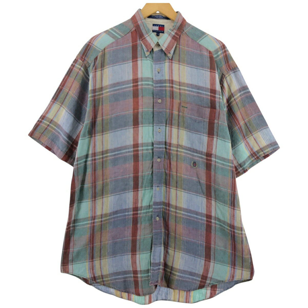 商品詳細 ブランド・TOMMY HILFIGER・トミーヒルフィガー・ 特徴・半袖・ボタンダウン・ モデル/形状・半袖 ボタンダウン チェックシャツ・ 素材・リネン:100%・ 色・マルチカラー・ 柄・チェック柄・ 生産国・マレーシア製・ ...