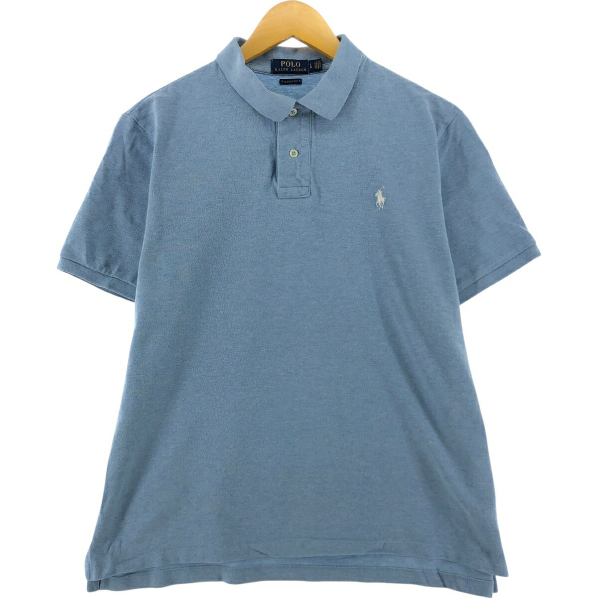 商品詳細 ブランド・Ralph Lauren・ラルフローレン・ 特徴・レギュラーカラー・半袖・ モデル/形状・POLO RALPH LAUREN CLASSIC FIT・半袖 ポロシャツ・ 素材・コットン:100%・ 色・ブルー系 水色・ ...