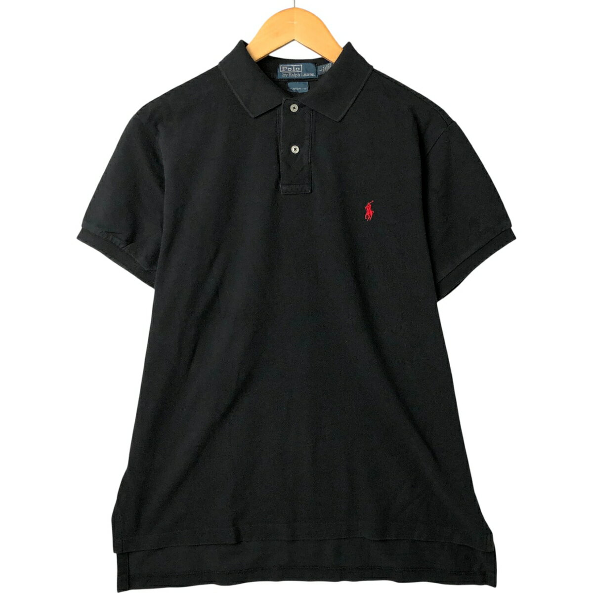 商品詳細 ブランド・Ralph Lauren・ラルフローレン・ 特徴・レギュラーカラー・半袖・ モデル/形状・POLO by Ralph Lauren CUSTOM FIT・半袖 ポロシャツ・ 素材・コットン:100%・ 色・ブラック系 黒...