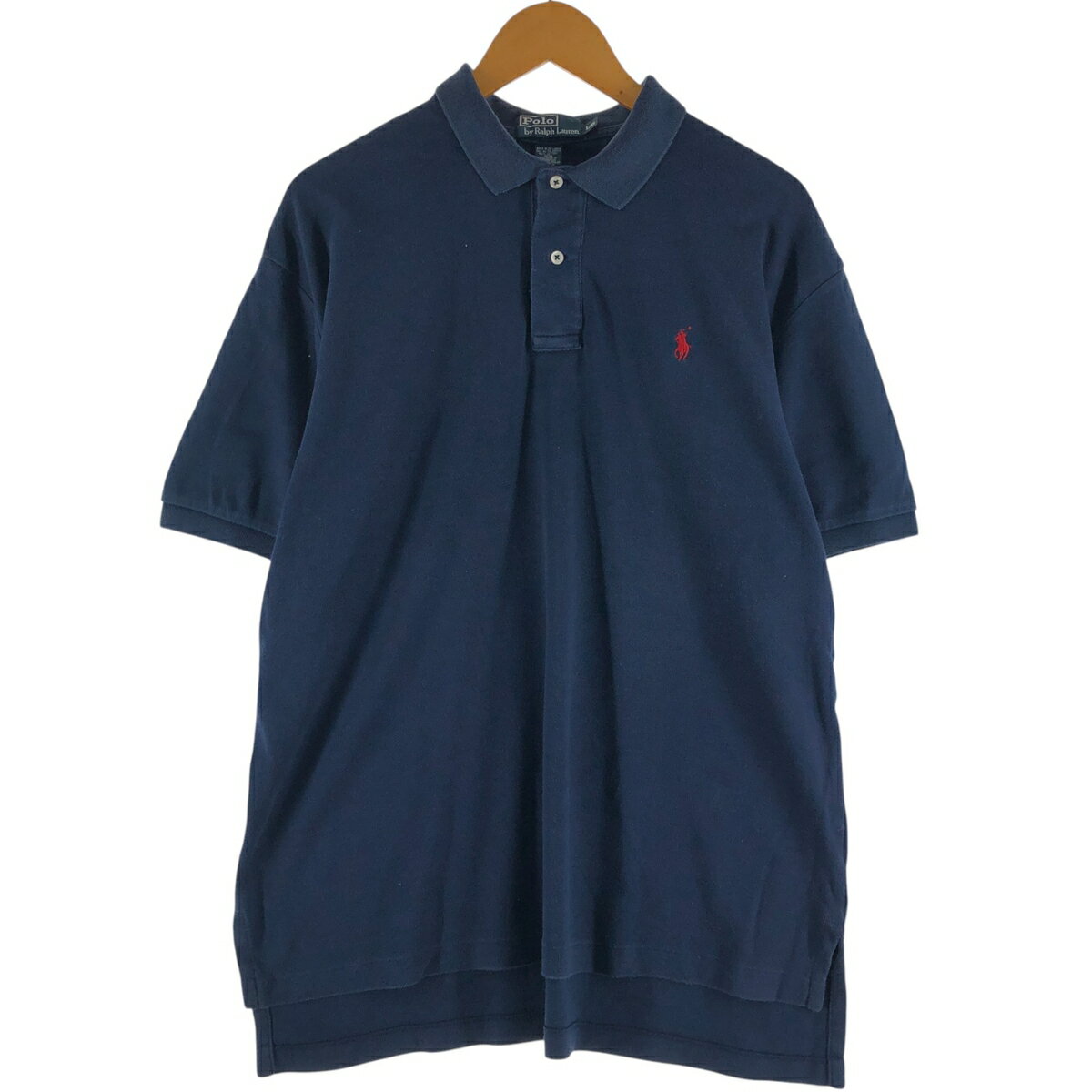 商品詳細 ブランド・Ralph Lauren・ラルフローレン・ 特徴・レギュラーカラー・半袖・ モデル/形状・POLO by Ralph Lauren・半袖 ポロシャツ・ 素材・コットン:100%・ 色・ネイビー系 紺色・ 柄・刺繍・パッチ...