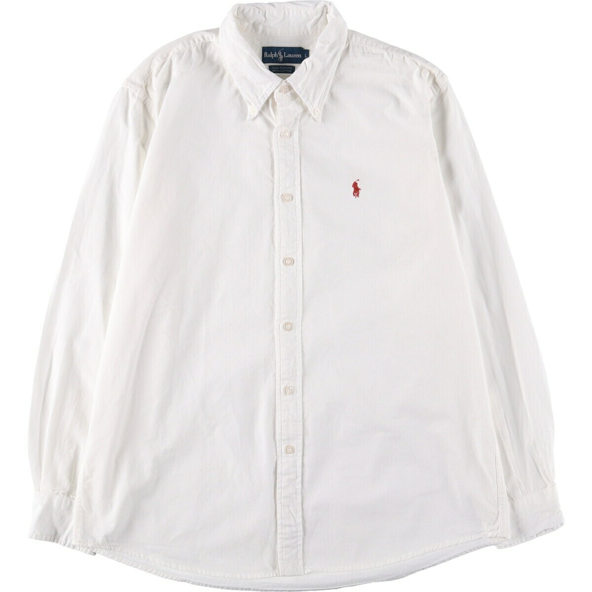 商品詳細 ブランド・Ralph Lauren・ラルフローレン・ 特徴・長袖・ボタンダウン・ モデル/形状・CUSTOM FIT・長袖 ボタンダウンシャツ・ 素材・コットン:100%・ 色・ホワイト系 白色・ 柄・無地・ワンポイント・ 生産国...