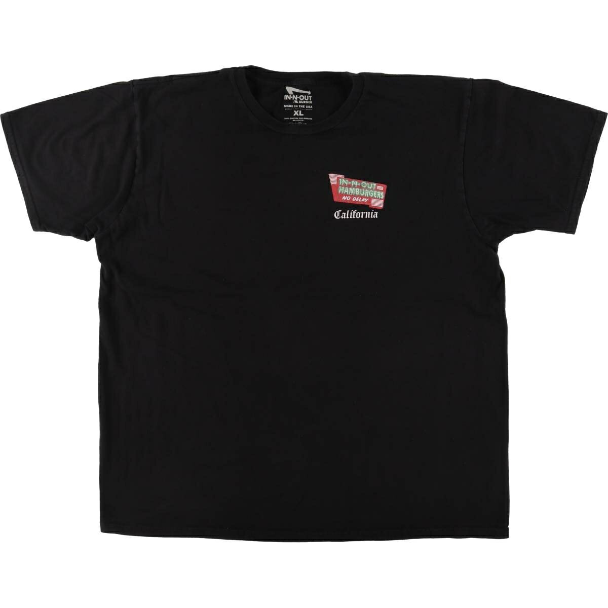 商品詳細 ブランド・UNKNOWN・ 特徴・クルーネック(丸首)・半袖・バックプリント・ モデル/形状・IN-N-OUT BURGER インアンドアウトバーガー・アドバタイジングTシャツ・ 素材・コットン:100%・ 色・ブラック系 黒色・...