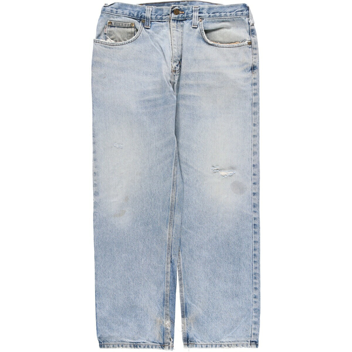 商品詳細 ブランド・Carhartt・カーハート・ 特徴・ジッパーフライ・ モデル/形状・RELAXED FIT・テーパードデニムパンツ・ 素材・コットン:100%・ 色・ブルー系 青色・ 柄・ロゴパッチ・無地・ 生産国・ニカラグア製・ 年...