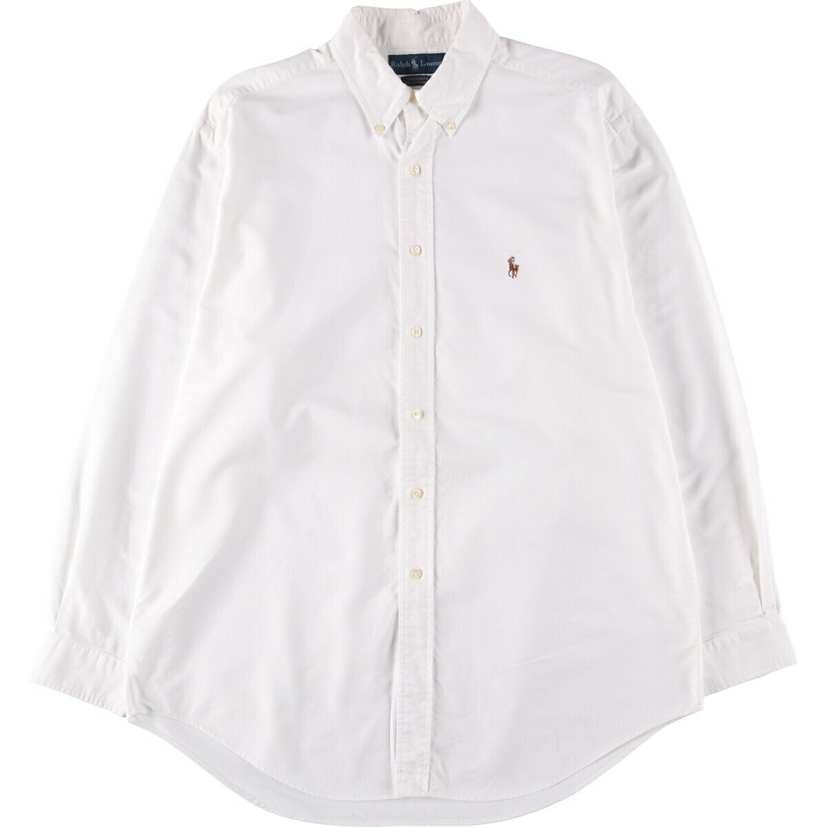 商品詳細 ブランド・Ralph Lauren・ラルフローレン・ 特徴・長袖・ボタンダウン・オックスフォード・ モデル/形状・YARMOUTH・長袖 ボタンダウンシャツ・ 素材・コットン:100%・ 色・ホワイト系 白色・ 柄・無地・ワンポイ...