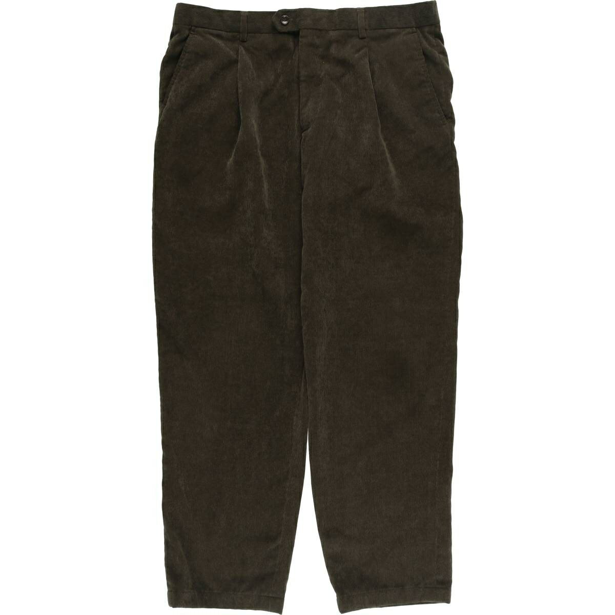 商品詳細 ブランド・ETON FIRENZE・ 特徴・ワイドパンツ・ジッパーフライ・ワンタック・ モデル/形状・コーデュロイパンツ・ 素材・不明・ 色・カーキ系・ 柄・無地・ 生産国・不明・ 年代 サイズ・メンズw36・表記サイズ:不明・ウ...