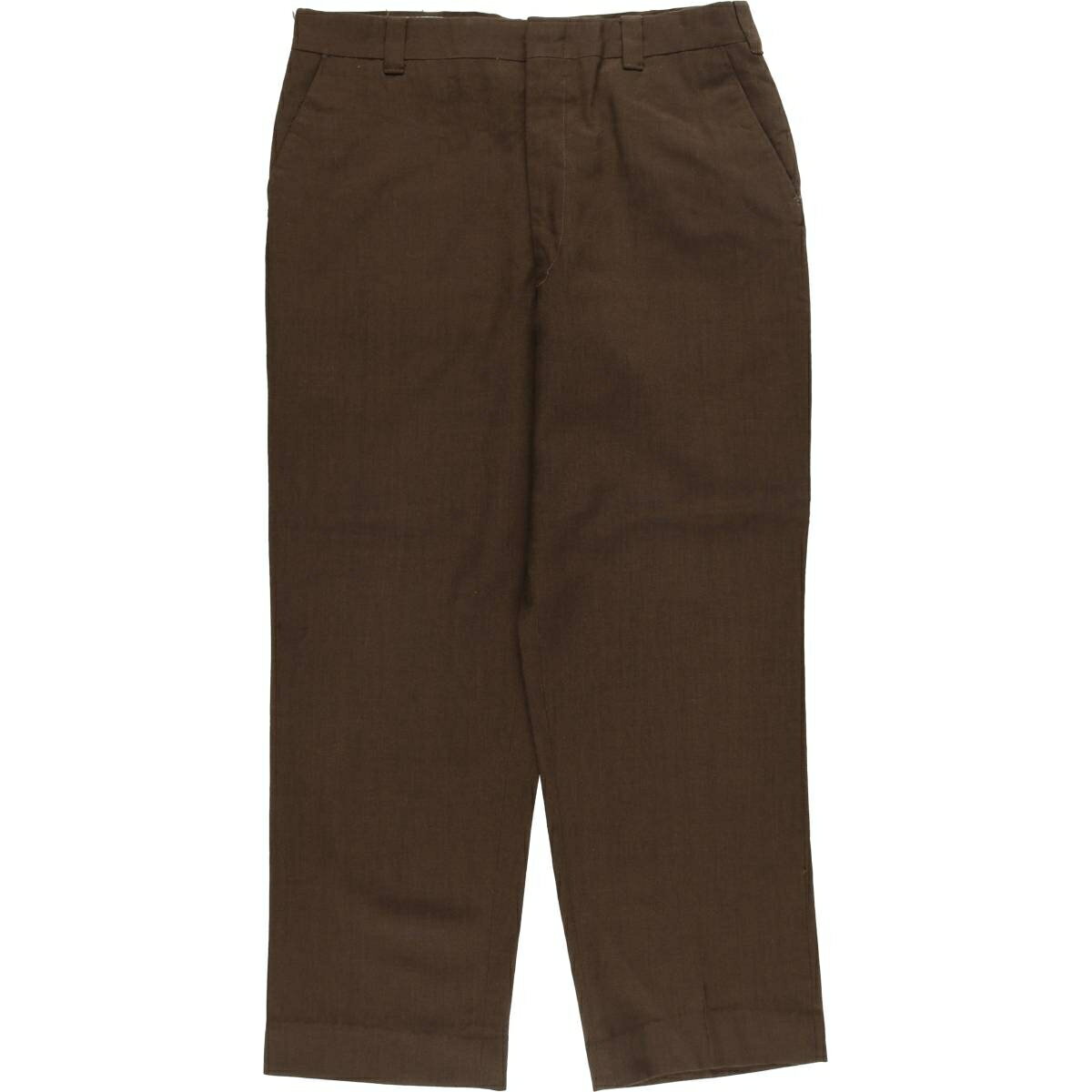 商品詳細 ブランド・GLEN OAKS・ 特徴・TALONジップ・ジッパーフライ・ワイドパンツ・ヴィンテージ・ モデル/形状・PERMANENT-PRESS・スラックスパンツ・ 素材・不明・ 色・ブラウン系 茶色・ 柄・無地・ 生産国・不明...