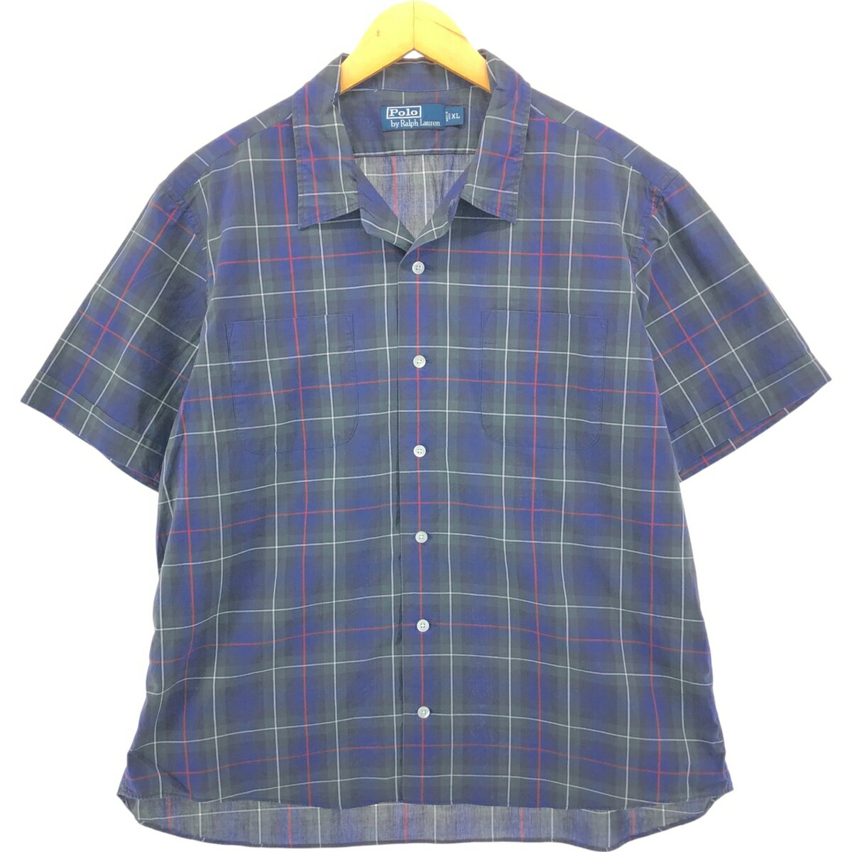 商品詳細 ブランド・Ralph Lauren・ラルフローレン・ 特徴・オープンカラー・半袖・ モデル/形状・POLO by Ralph Lauren・半袖 オープンカラー コットンシャツ・ 素材・コットン:100%・ 色・ネイビー系 紺色・...