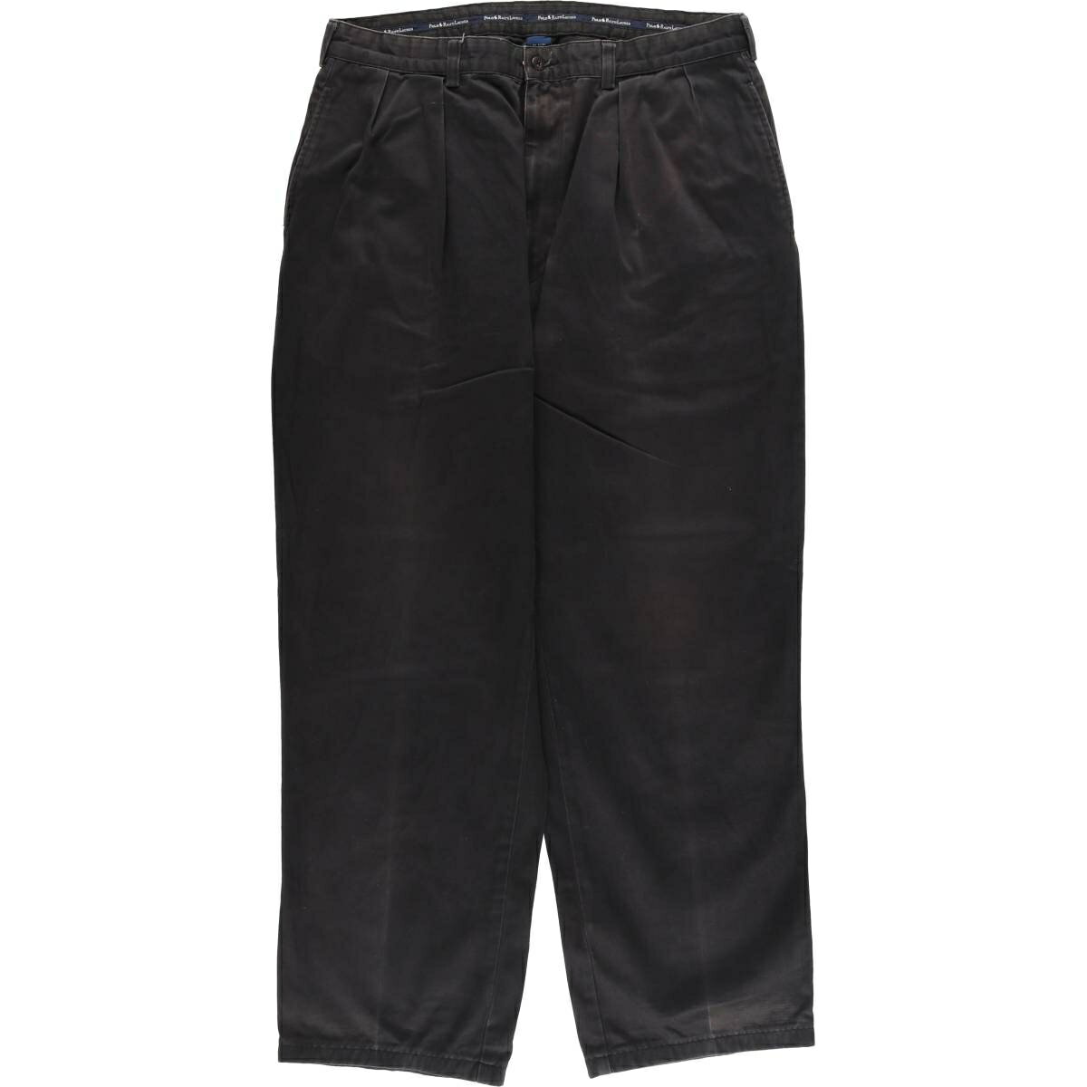 商品詳細 ブランド・Ralph Lauren・ラルフローレン・ 特徴・ツータック・ワイドパンツ・ジッパーフライ・ モデル/形状・POLO RALPH LAUREN・チノパンツ・ 素材・コットン:100%・ 色・ブラック系 黒色・ 柄・無地・...