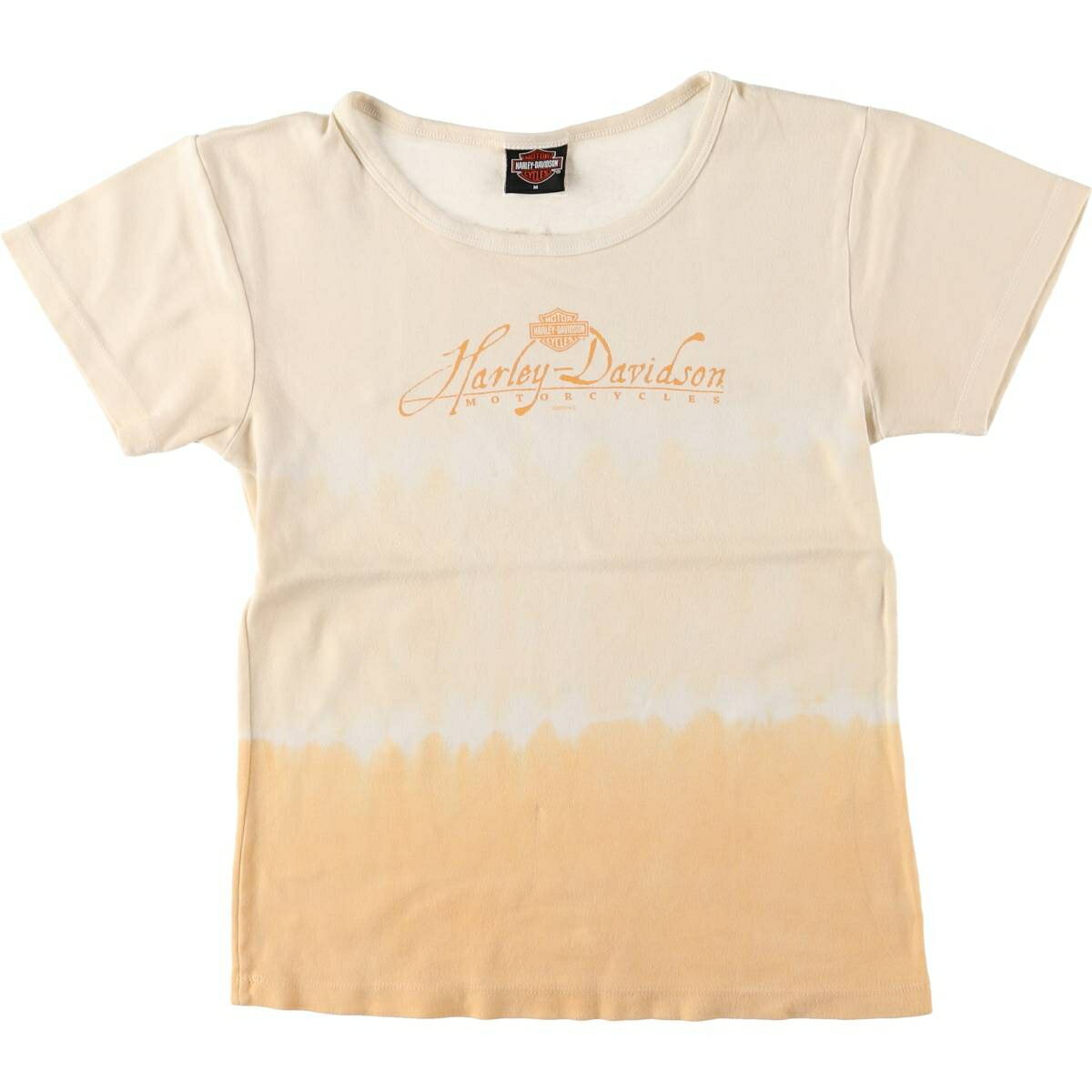 商品詳細 ブランド・Harley-Davidson・ハーレーダビッドソン・ 特徴・クルーネック(丸首)・半袖・短丈 ショート丈・両面プリント・ モデル/形状・モーターサイクル バイクTシャツ・ 素材・コットン:100%・ 色・イエロー系 黄...