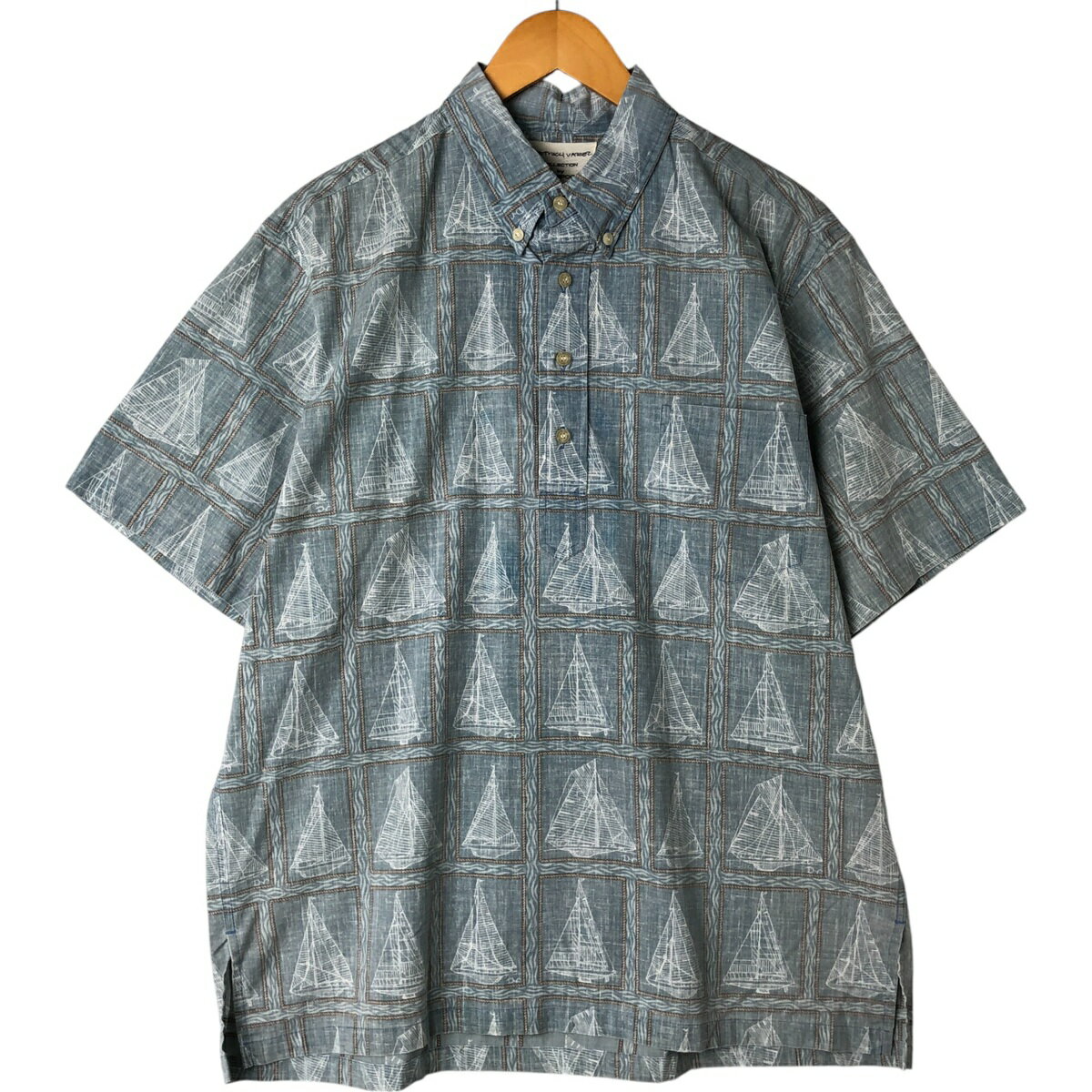 商品詳細 ブランド・REYNSPOONER・レインスプーナー・ 特徴・レギュラーカラー・半袖・ボックススシャツ・ モデル/形状・DIETRICH VAREZ COLLECTION・ボタンダウン ハワイアンアロハシャツ・ 素材・コットン:60...