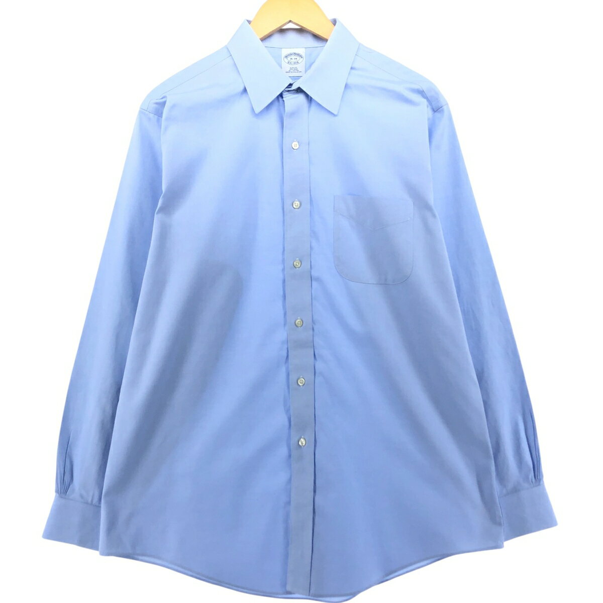 商品詳細 ブランド・Brooks Brothers・ブルックスブラザーズ・ 特徴・長袖・ワイドカラー・ モデル/形状・Est.1818・長袖 コットンシャツ・ 素材・コットン:100%・ 色・ブルー系 水色・ 柄・無地・ 生産国・マレーシア...