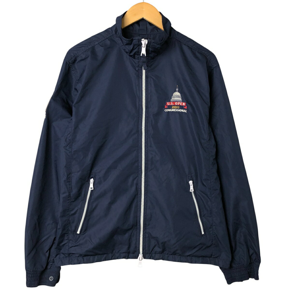 商品詳細 ブランド・Ralph Lauren・ラルフローレン・ 特徴・ダブルジップ・長袖・ベンチレーション・ モデル/形状・POLO GOLF ポロゴルフ・ウインドブレーカー・ 素材・ポリエステル:100%・ 色・ネイビー系 紺色・ 柄・刺...