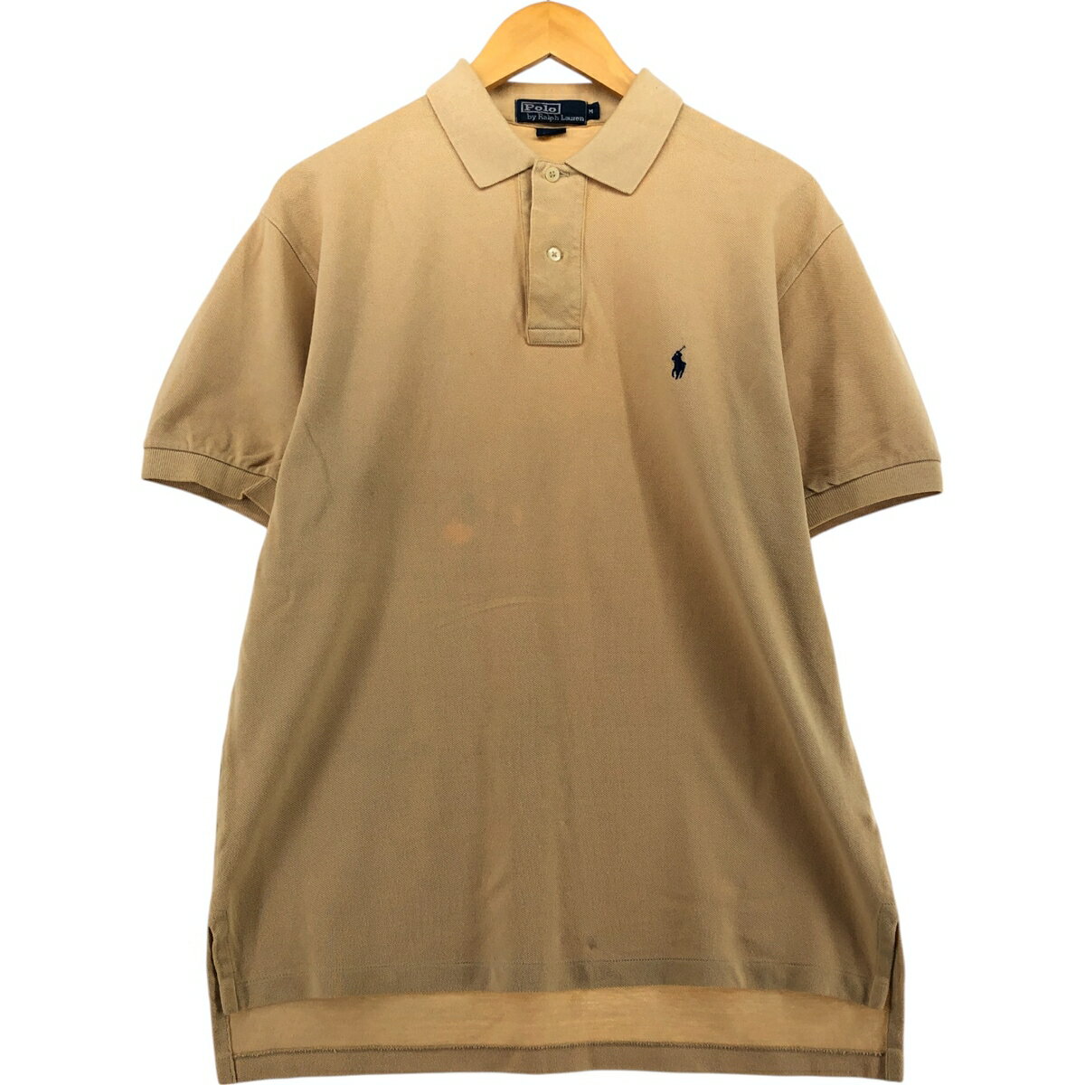 商品詳細 ブランド・Ralph Lauren・ラルフローレン・ 特徴・レギュラーカラー・半袖・ モデル/形状・POLO by Ralph Lauren・半袖 ポロシャツ・ 素材・コットン:100%・ 色・ベージュ系・ 柄・無地・ワンポイント...