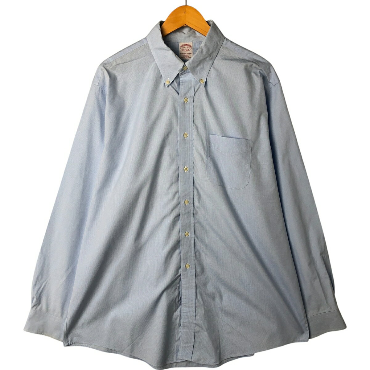 商品詳細 ブランド・Brooks Brothers・ブルックスブラザーズ・ 特徴・ボタンダウン・長袖・ モデル/形状・Est.1818 ・長袖 ボタンダウンシャツ・ 素材・コットン:100%・ 色・ブルー系 水色・ホワイト系 白色・ 柄・千...