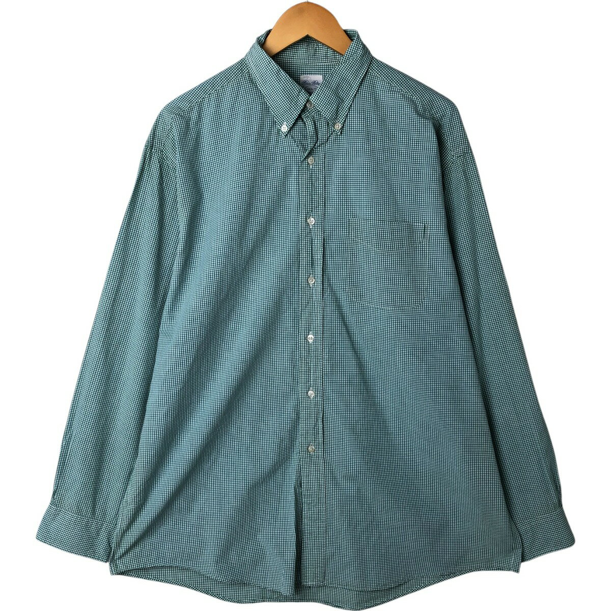 商品詳細 ブランド・Brooks Brothers・ブルックスブラザーズ・ 特徴・ボタンダウン・長袖・ モデル/形状・Est.1818 RELAXED FIT・長袖 ボタンダウンチェックシャツ・ 素材・コットン:100%・ 色・グリーン系 ...