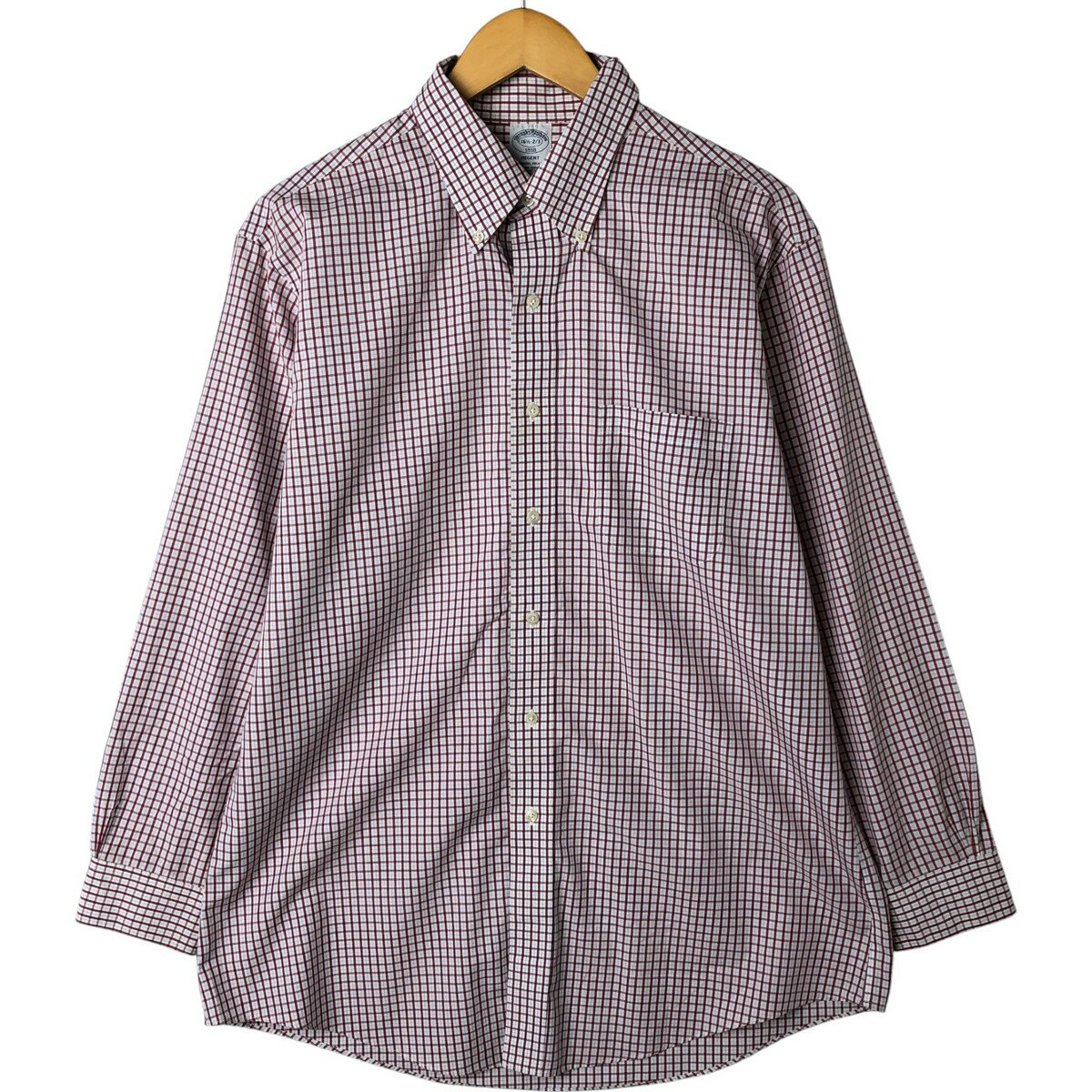 商品詳細 ブランド・Brooks Brothers・ブルックスブラザーズ・ 特徴・ボタンダウン・長袖・ モデル/形状・Est.1818 REGENT・長袖 ボタンダウンチェックシャツ・ 素材・コットン:100%・ 色・レッド系 赤色・ホワイ...