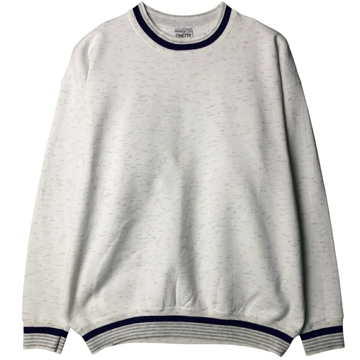 商品詳細 ブランド・ONEITA・オニータ・ 特徴・クルーネック(丸首)・長袖・ラインリブ・ヴィンテージ・ モデル/形状・POWER-SWEATS・無地 ブランクスウェットシャツ トレーナー・ 素材・コットン:50%・ポリエステル:50%・...