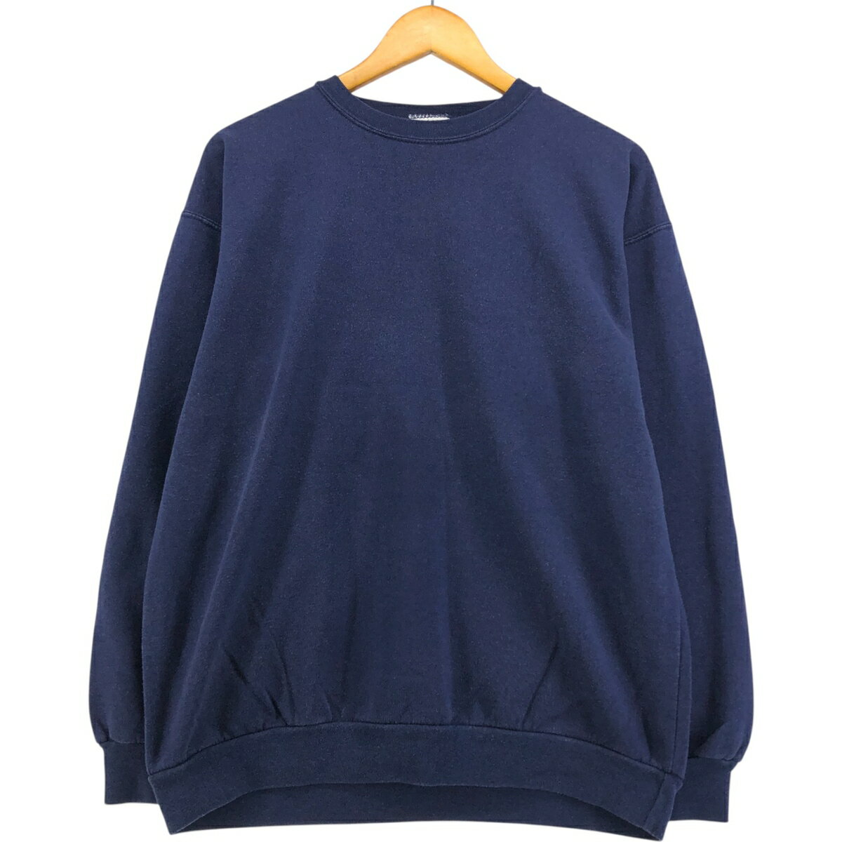 商品詳細 ブランド・SIMPLY BASIC・ 特徴・クルーネック(丸首)・長袖・ モデル/形状・無地 ブランクスウェットシャツ トレーナー・ 素材・コットン:50%・ポリエステル:50%・ 色・ネイビー系 紺色・ 柄・無地・ 生産国・カナ...